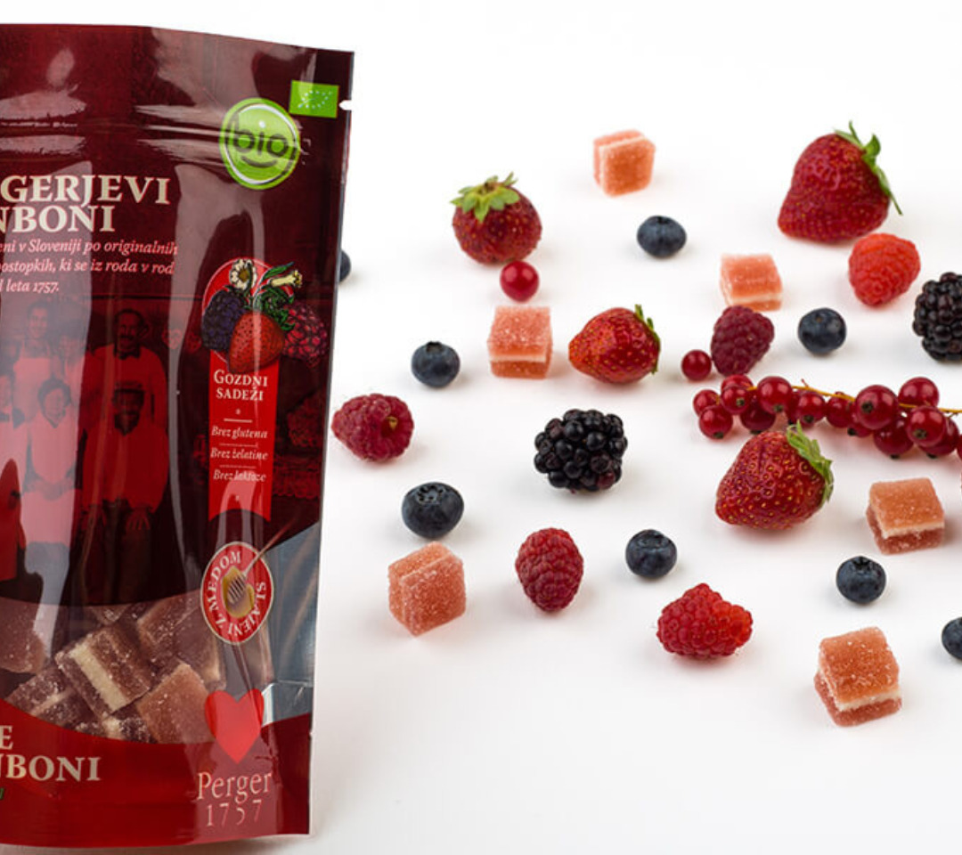 Bio bonboni gozdni sadeži 10+2 gratis Perger 1757 - JemSlovensko
